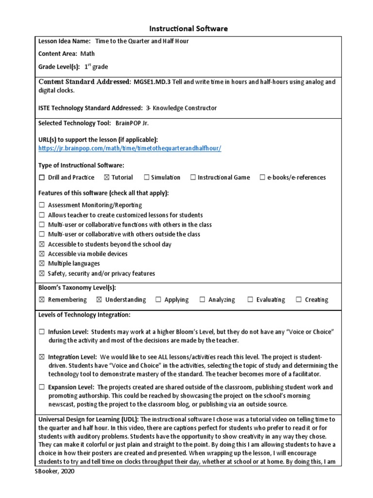 Jennifer Palacios Itech 3100 Module 04 Lesson Idea-2 | PDF ...