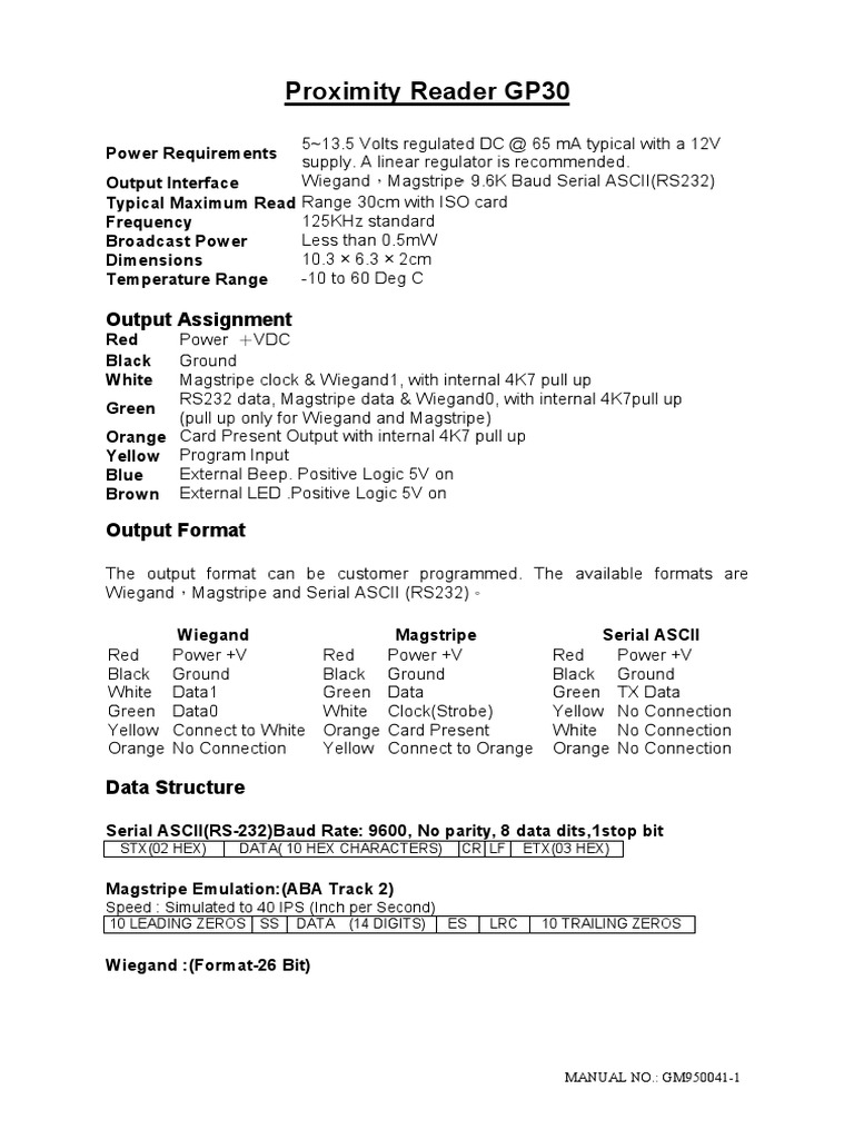 Promag GP30-10 PDF | PDF