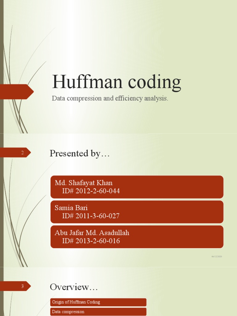 Huffman Coding for Data Compression | PDF | Data Compression | Code