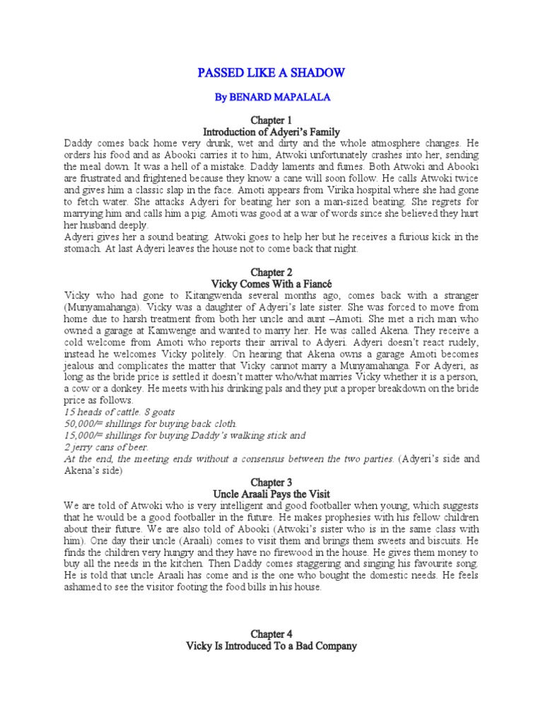 Passed Like A Shadow | PDF | Epidemiology Of Hiv/Aids | Hiv/Aids