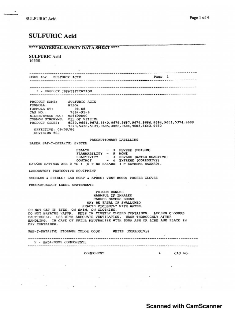 ECE Safety Msdss - 20191104182908 | PDF