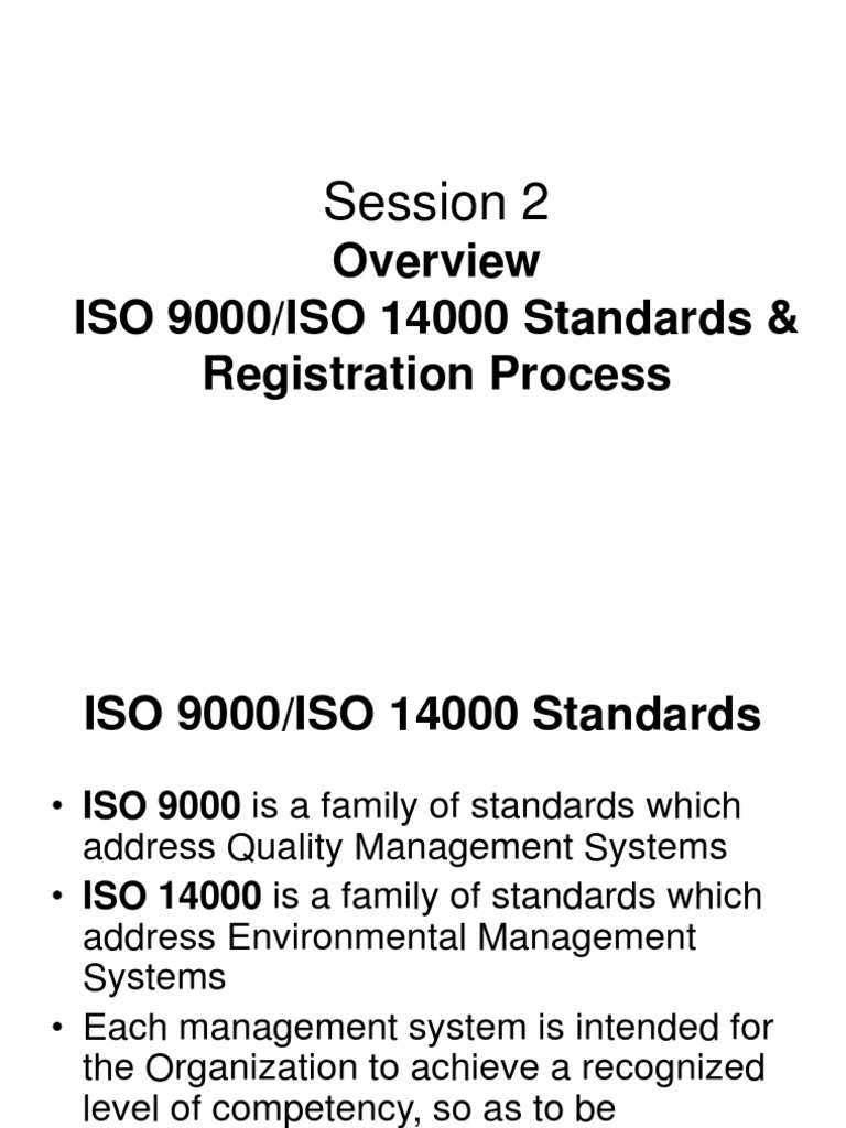 ISO 14000 Registration Process Steps | PDF | Audit | Iso 9000