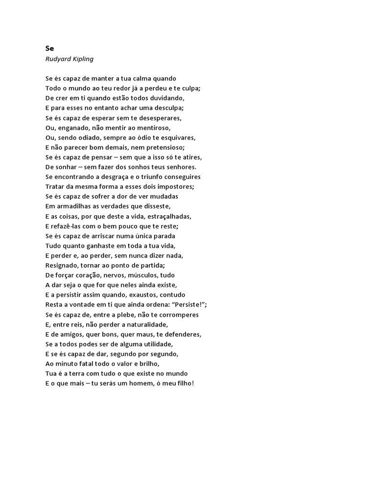 Se - Rudyard Kipling | PDF