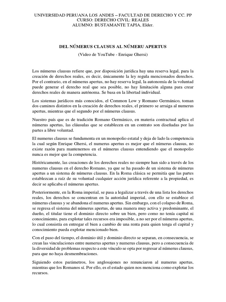 Del Númerus Clausus Al Númeru Apertus PDF | PDF | Instituciones ...