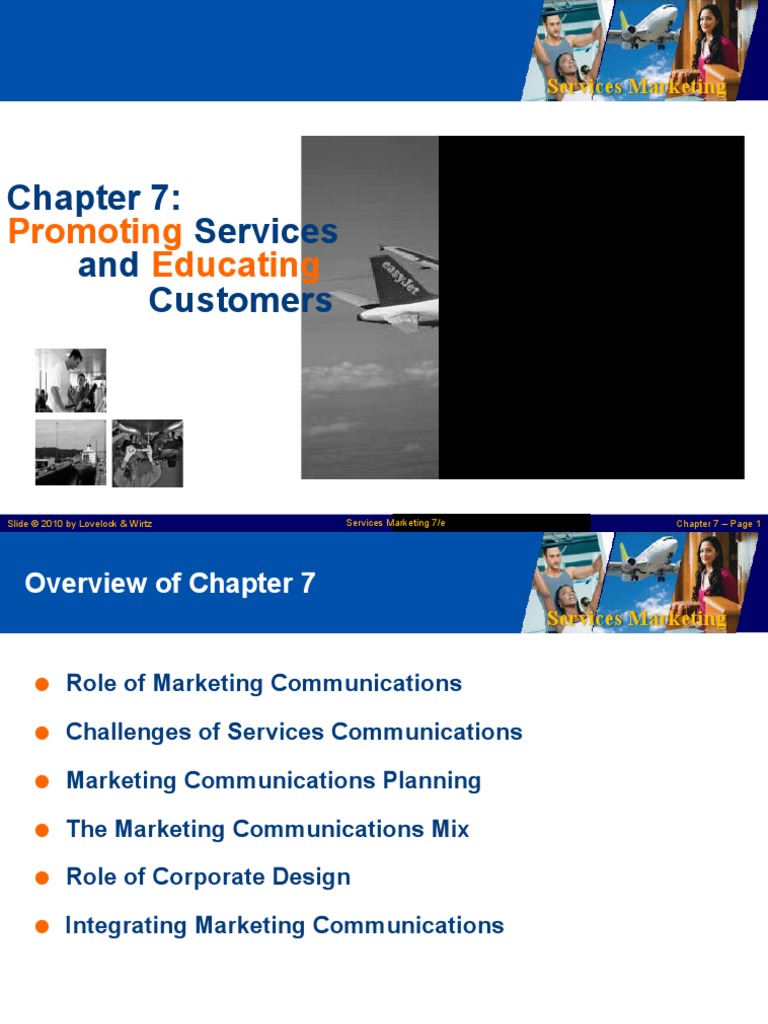 Services and Customers: Promoting Educating | PDF | Marketing Communications | Marketing