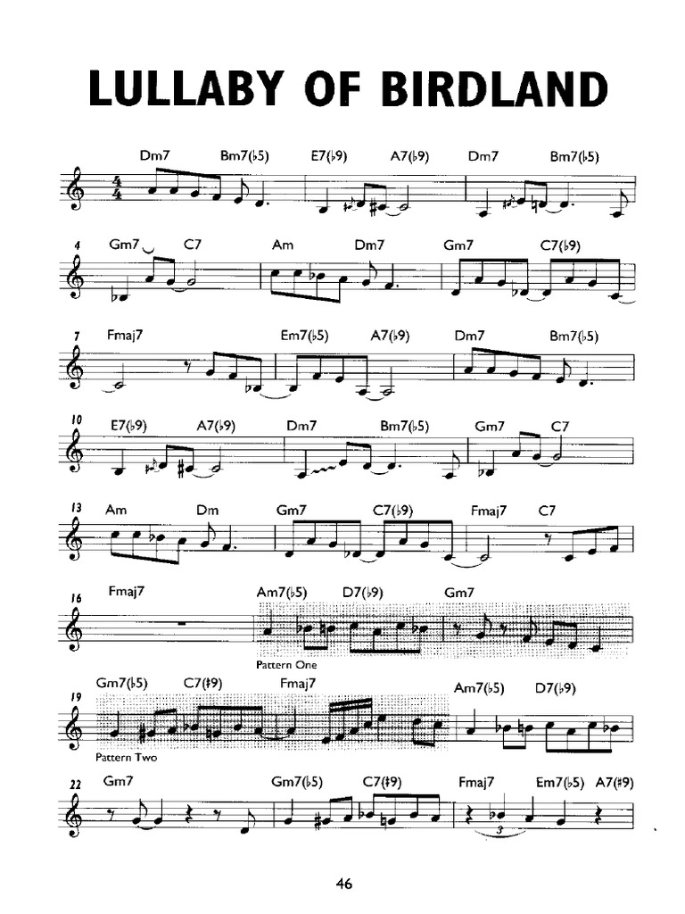 Lullaby of Birdland | PDF