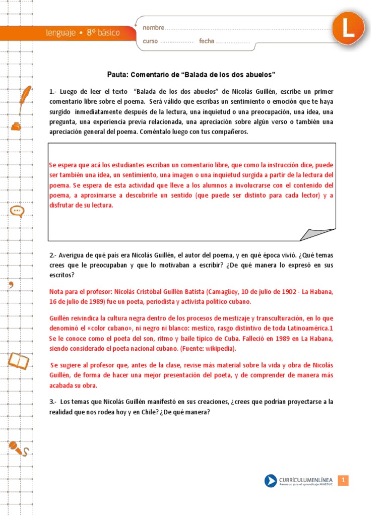 Balada de Los Dos Abuelos | PDF