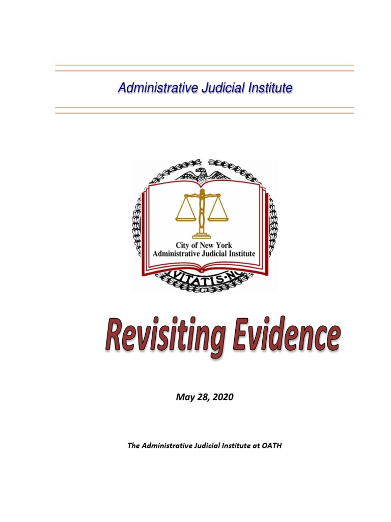 Revisting Evidence Binder PDF | PDF | Evidence (Law) | Evidence