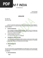 LTI Mindtree Offer Letter | PDF