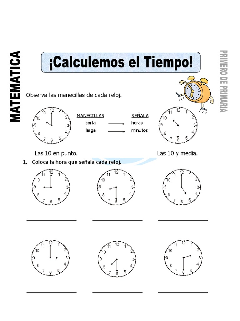 Aprendo Leer La Hora Matematica | PDF