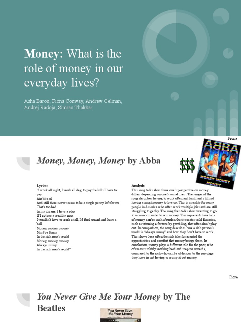 The Impact of Money on Society | PDF | Art | Religion & Spirituality
