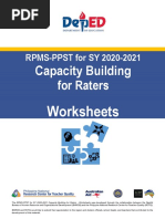 Dm-Ouhrod-2024-0290 Guidance On The RPMS-PPST Sy 2023-2024 | PDF | Teachers | Lesson Plan