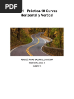 Tema 5 Curvas Horizontales y Verticales_ | PDF | Topografía | Curva