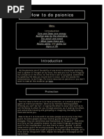 Comprehensive Kinesis Powers List | PDF | Plasma (Physics) | Earth