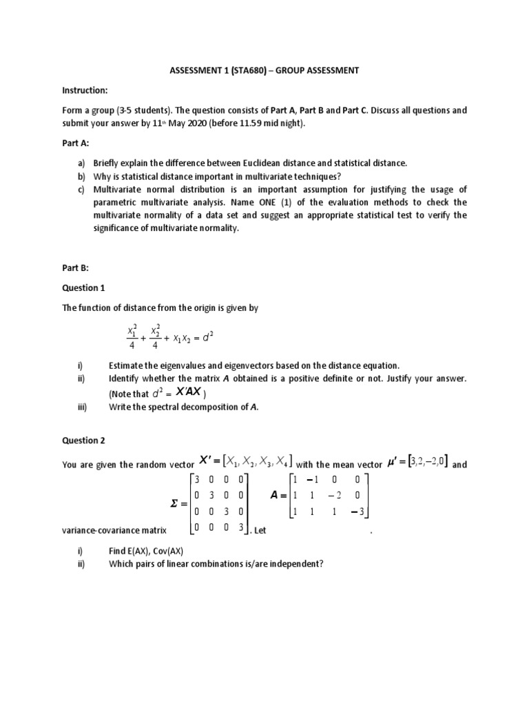 The Group Assessment | PDF | Statistics | Mathematical Analysis