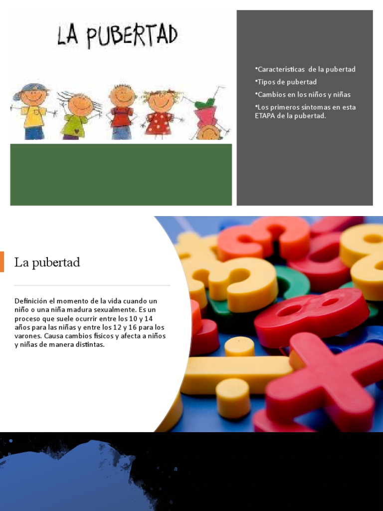 La Pubertad | PDF | Pubertad | Etapas de la vida humana