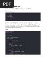 Struktur Kondisi Switch Case Dalam Bahasa C | PDF