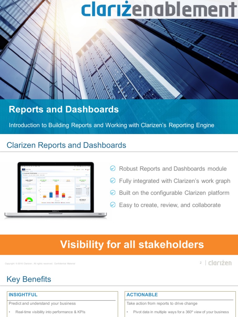 Clarizen - Dashboards | PDF | Chart | Copyright