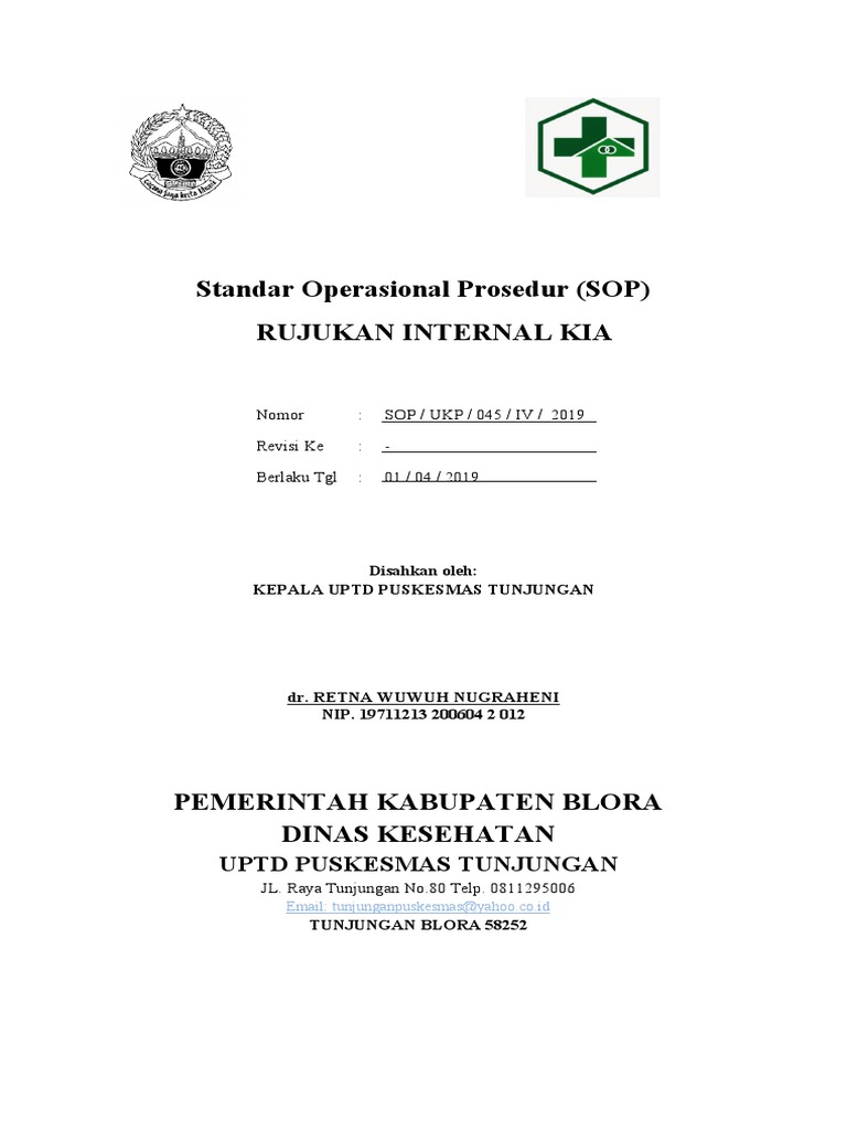 SOP Rujukan Internal KIA | PDF