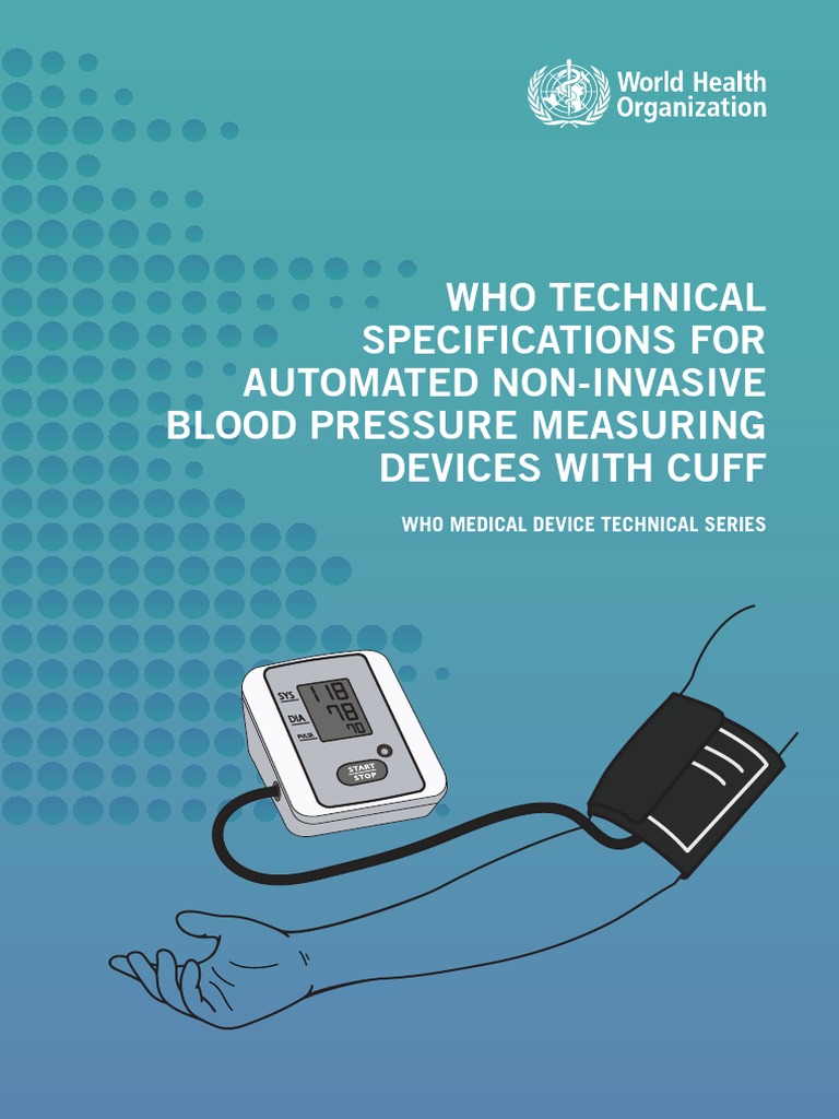 Who Technical Specifications For Automated Non-Invasive Blood Pressure ...