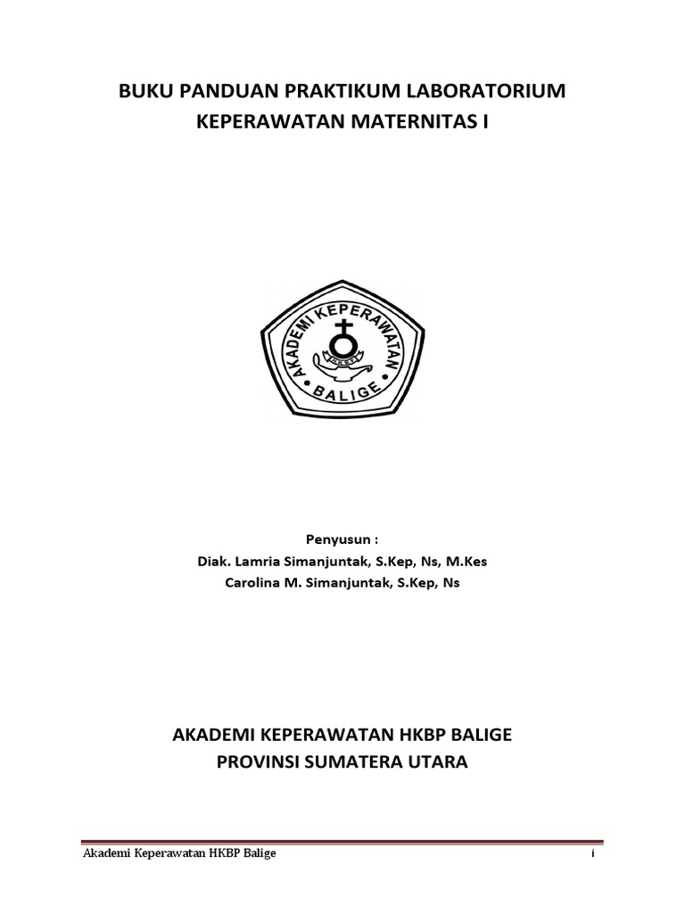 Buku Panduan Praktikum Laboratorium Keperawatan Maternitas I | PDF
