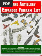 Modern Guns and Armor D&D 5e | PDF | Rifle | Shotgun