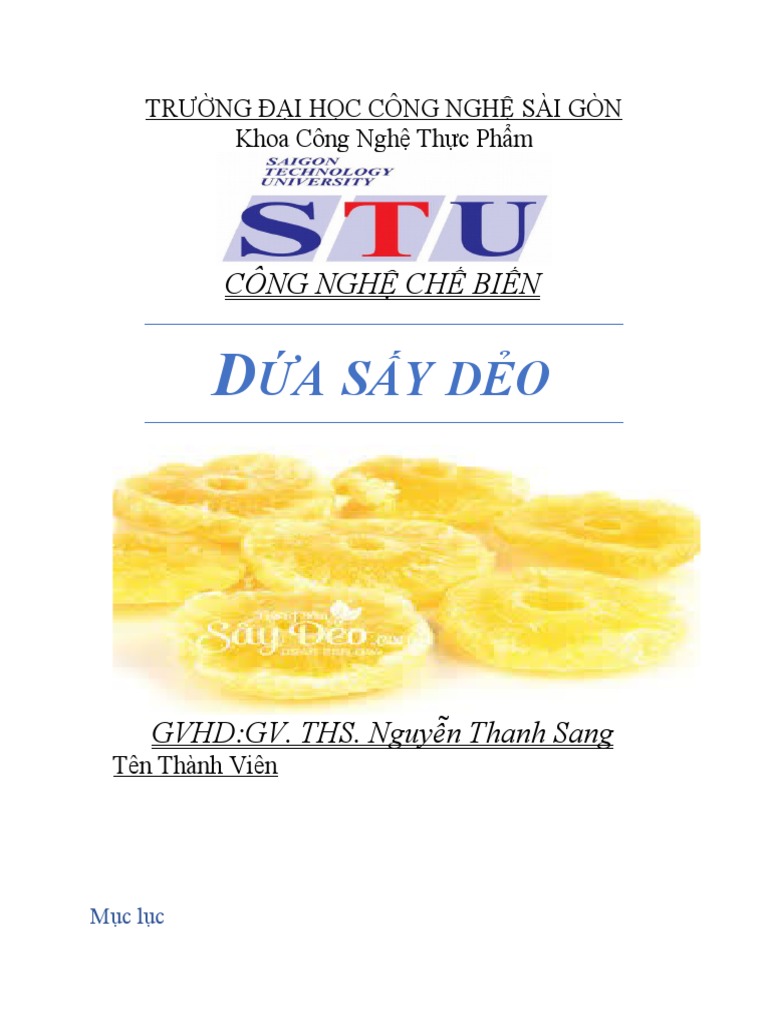 CNCB Dứa sầy dẻo | PDF