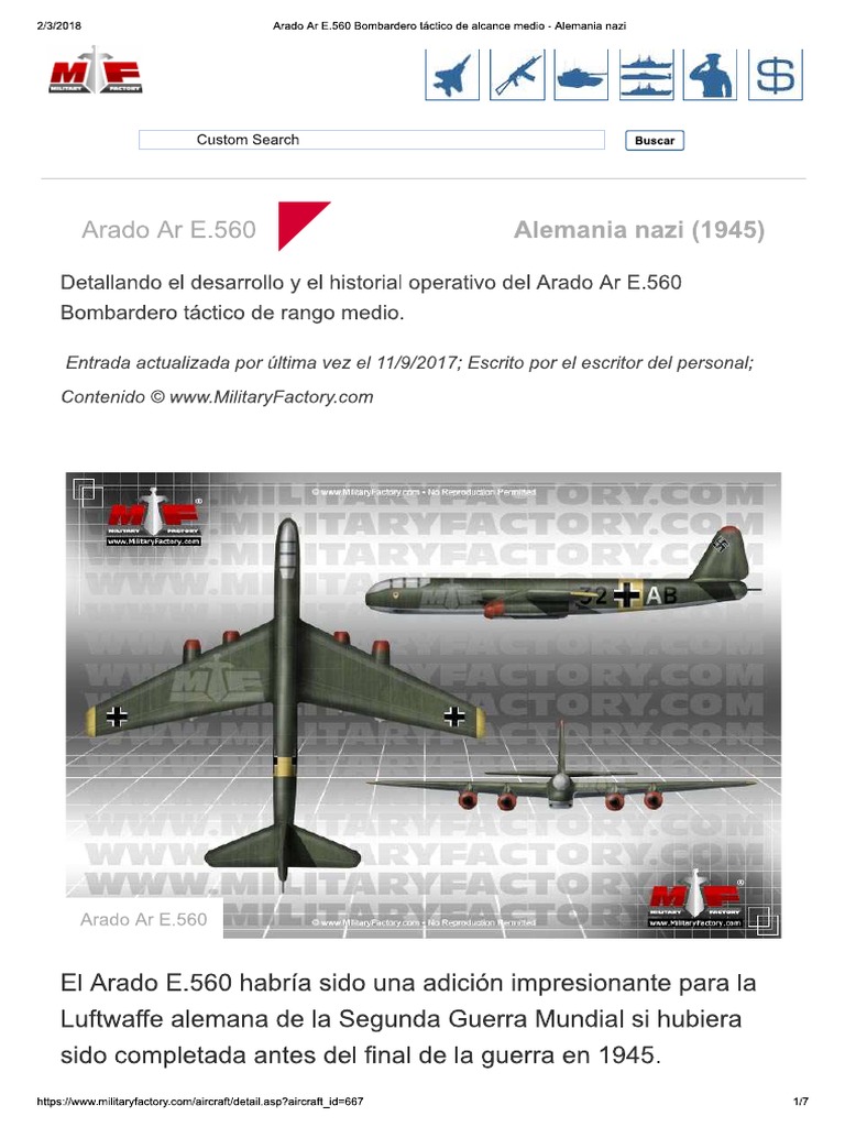 Arado E.560 | PDF