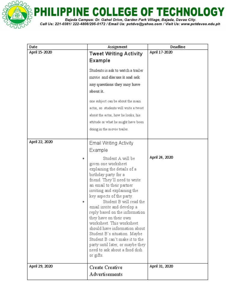 Teaching ESL - Assignments | PDF