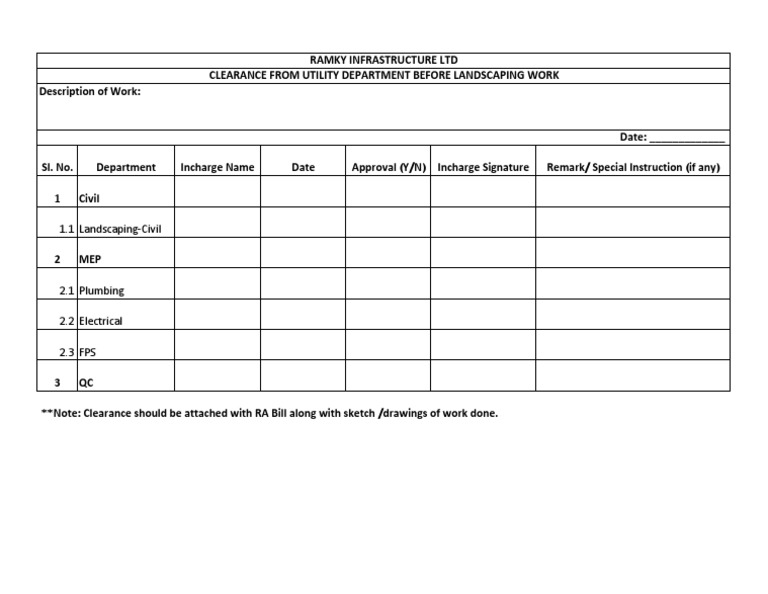 Checklist - Landscaping PDF | PDF