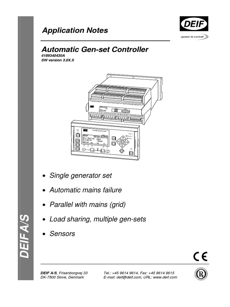 AGC Application | PDF | Alternating Current | Mains Electricity