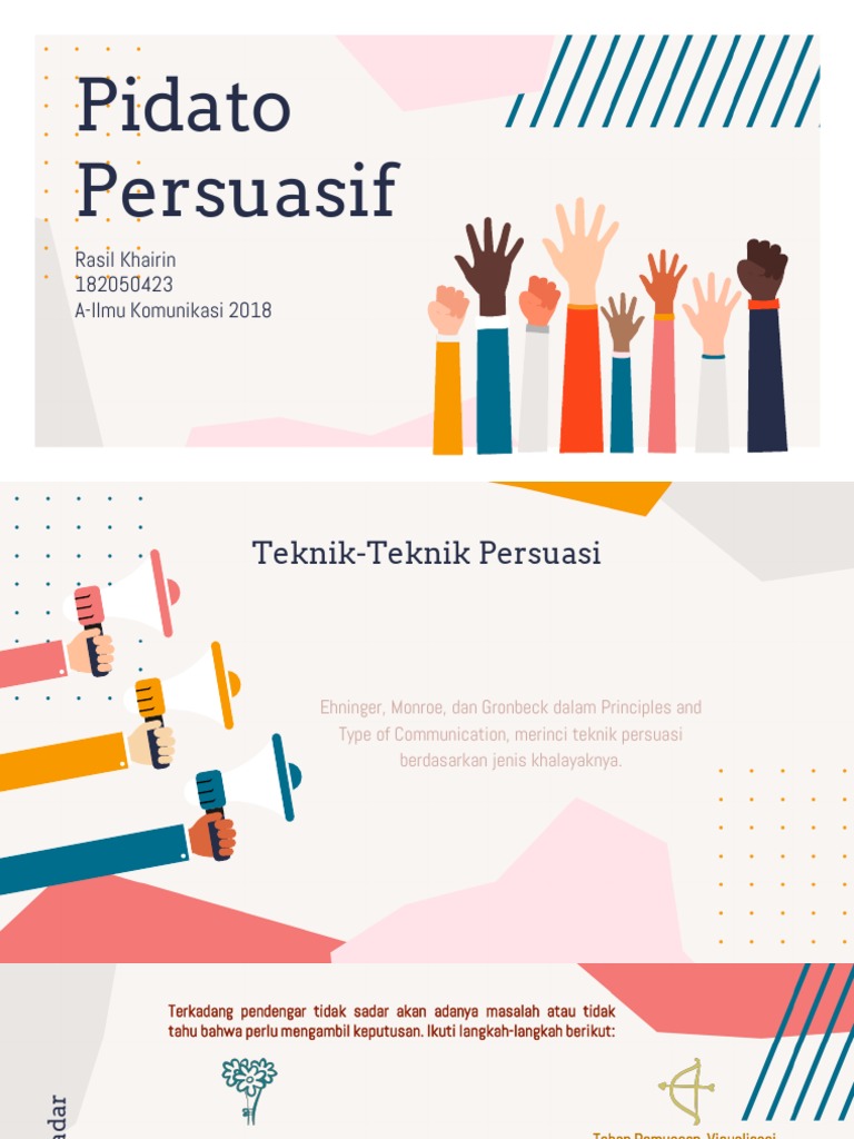 Tugas PPT Pidato Persuasif Rasil | PDF