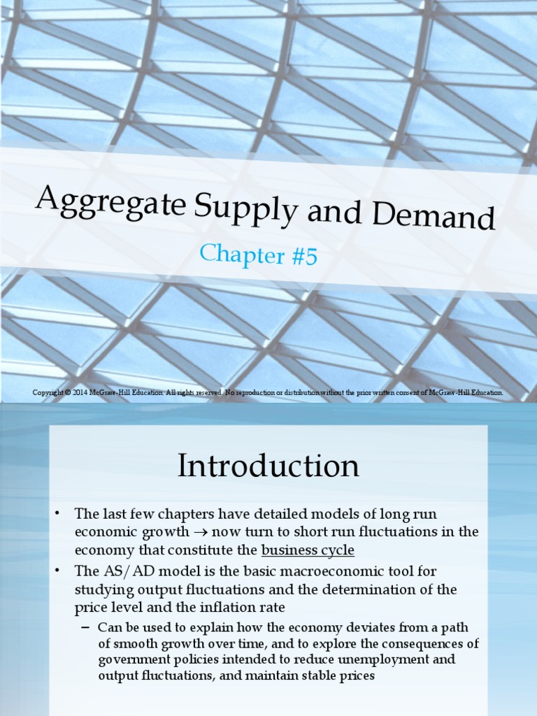 Aggregate Supply and Demand: Chapter #5 | PDF | Supply (Economics ...