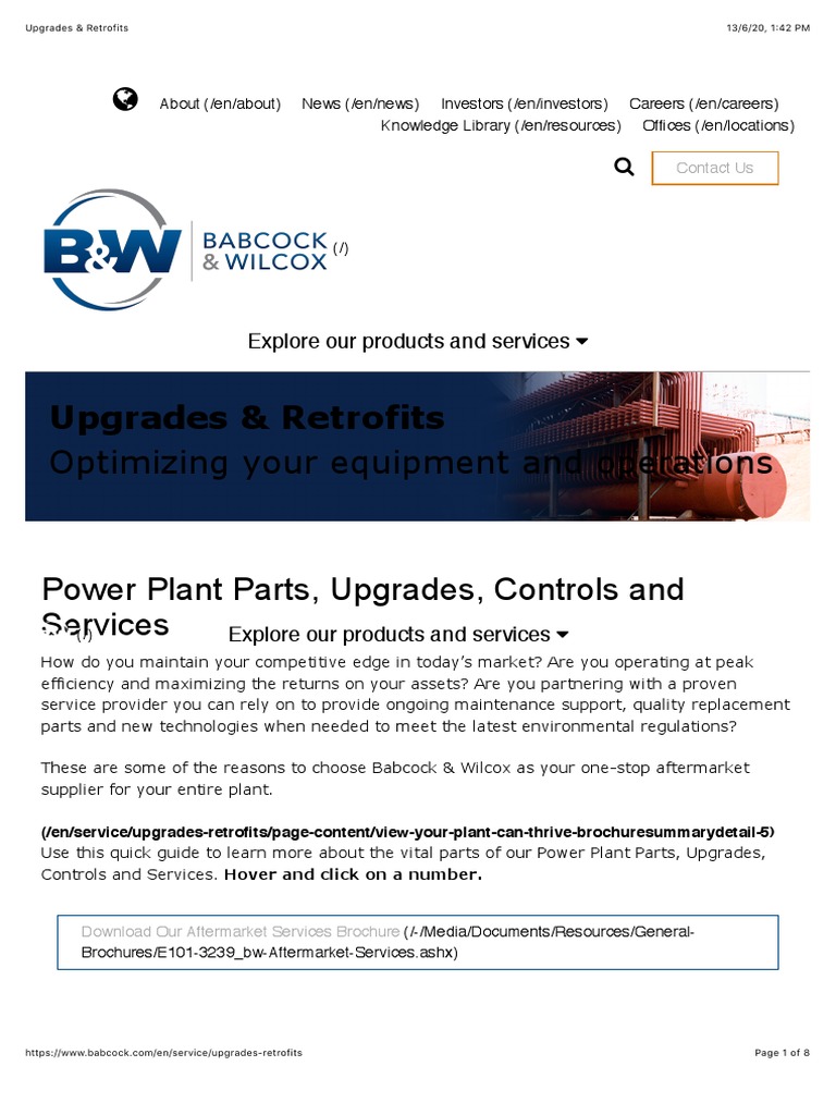 Upgra & Retrofits | PDF | Boiler | Natural Gas