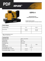 Olympian GEP Serie GEP110-2 | PDF | Diesel Engine | Engines