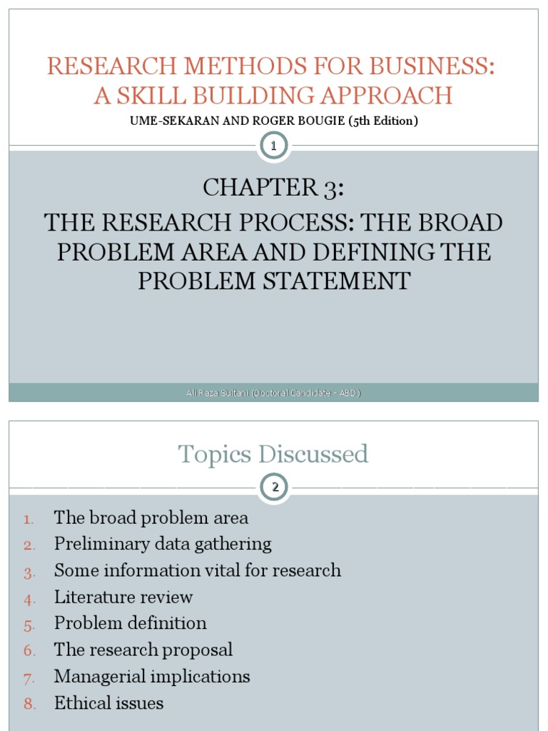 Research Methods For Business: A Skill Building Approach | PDF | Survey ...