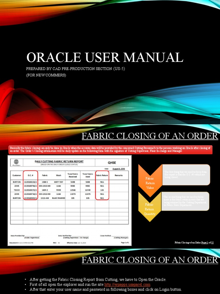 Oracle User Manual | PDF | Software | Computing