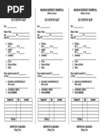 Charge Slip Updated | PDF | Hospital | Health Care