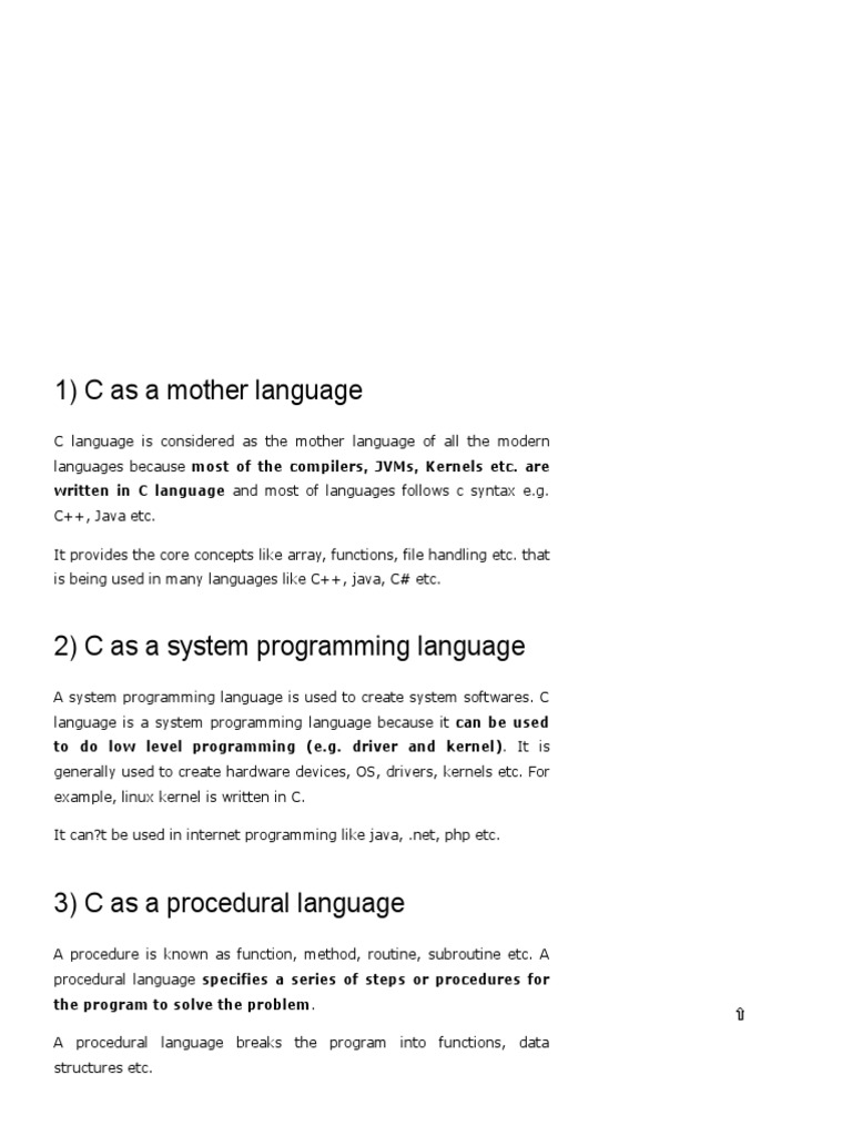 1learn C Programming Language Tutorial Javatpoint Download Free Pdf Subroutine C