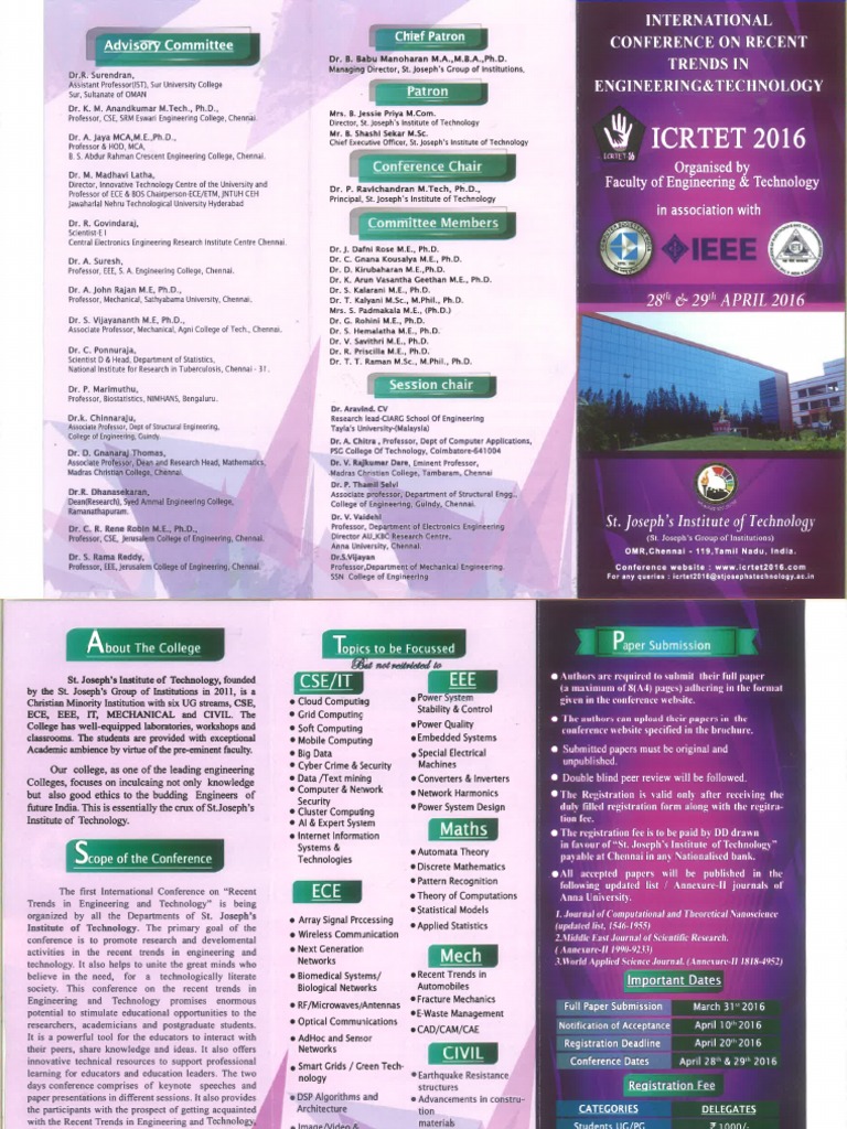 Icrtet 2016 PDF | PDF