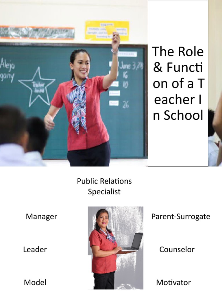 The Different Roles of A Teacher | PDF