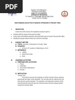 A Detailed Lesson Plan in Periodic Table of Elements | PDF | Chemical ...