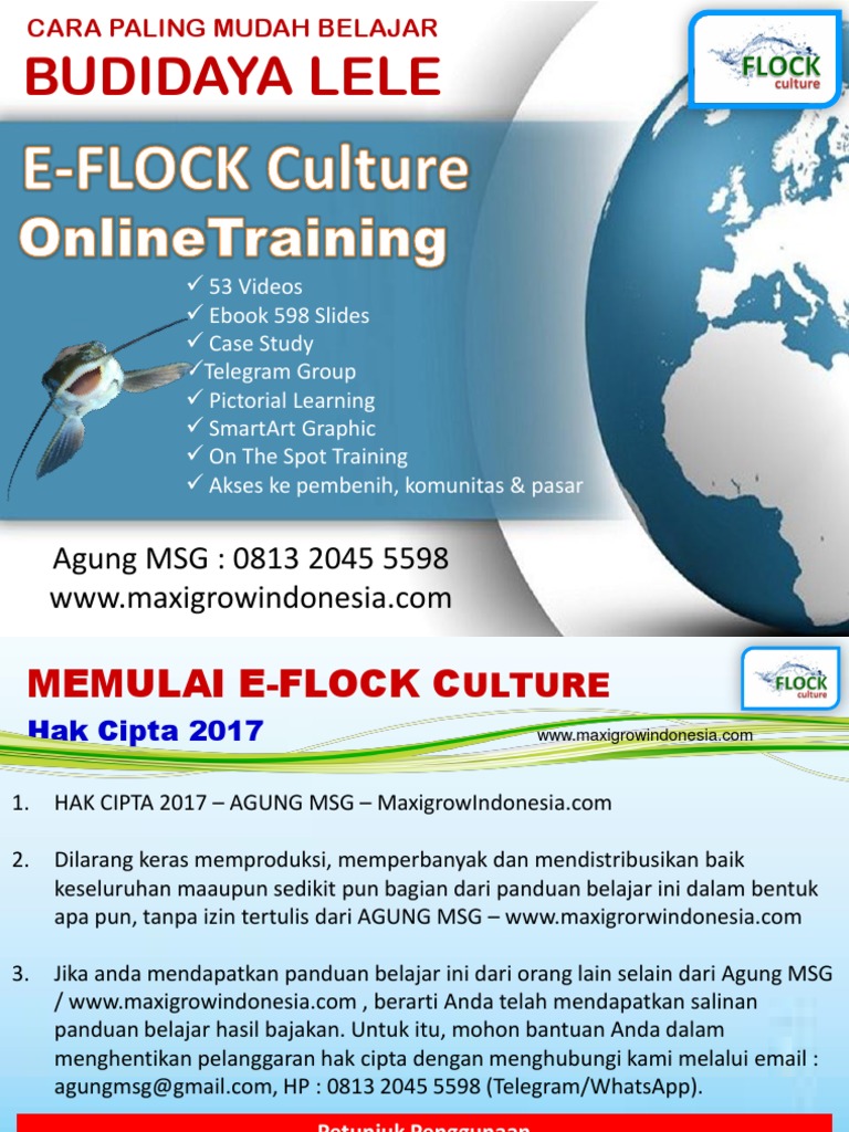 E-FLOCK Culture System | PDF