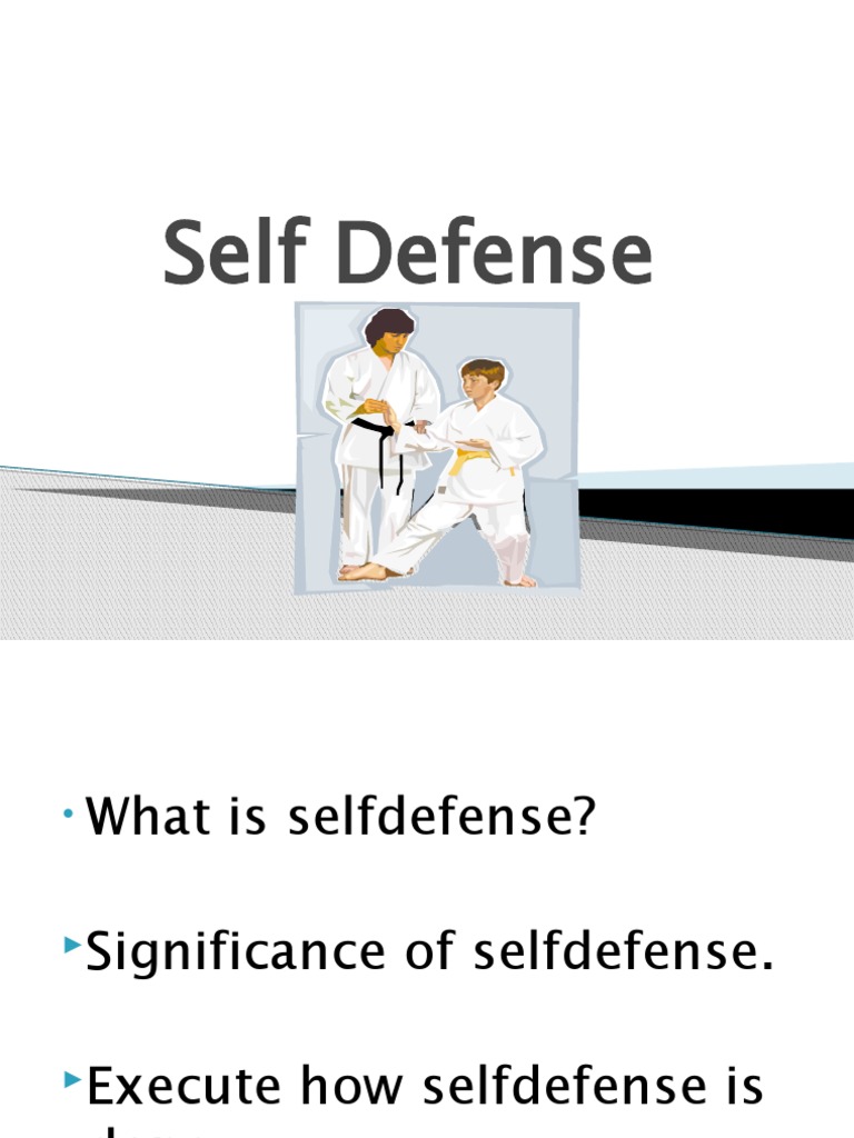 Self Defense | PDF | Violence