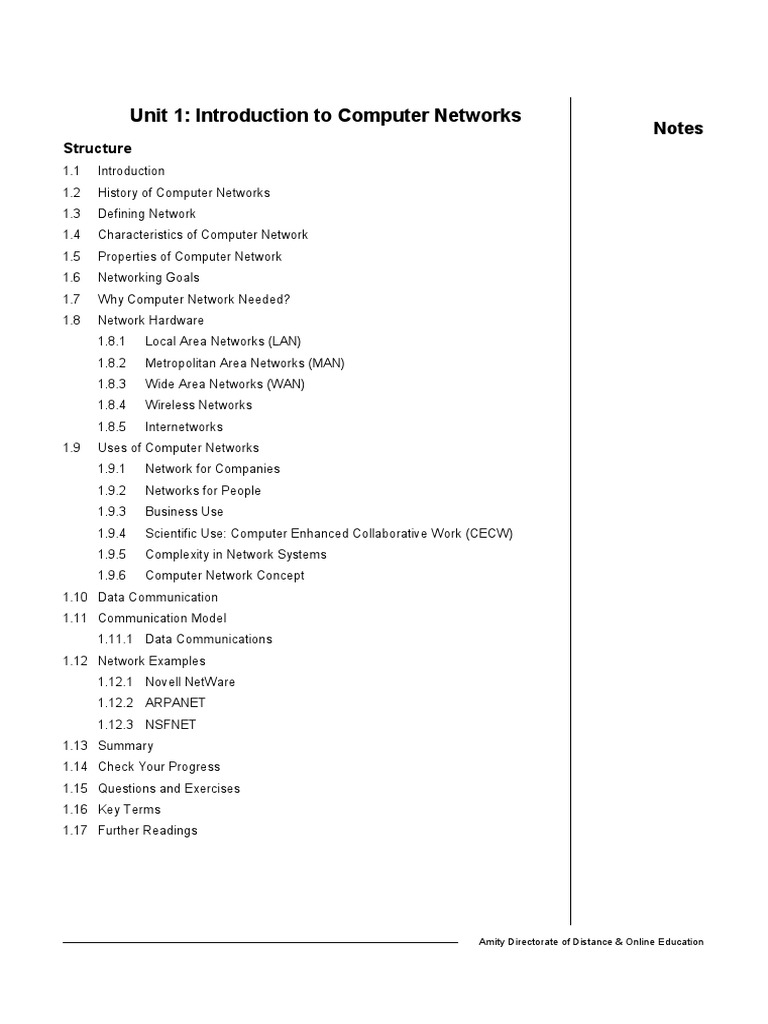 Textual Learning Material - Module 1 | PDF | Osi Model | Computer Network