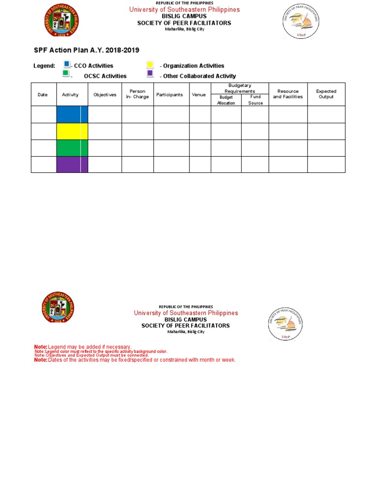 SPF Action Plan A | PDF