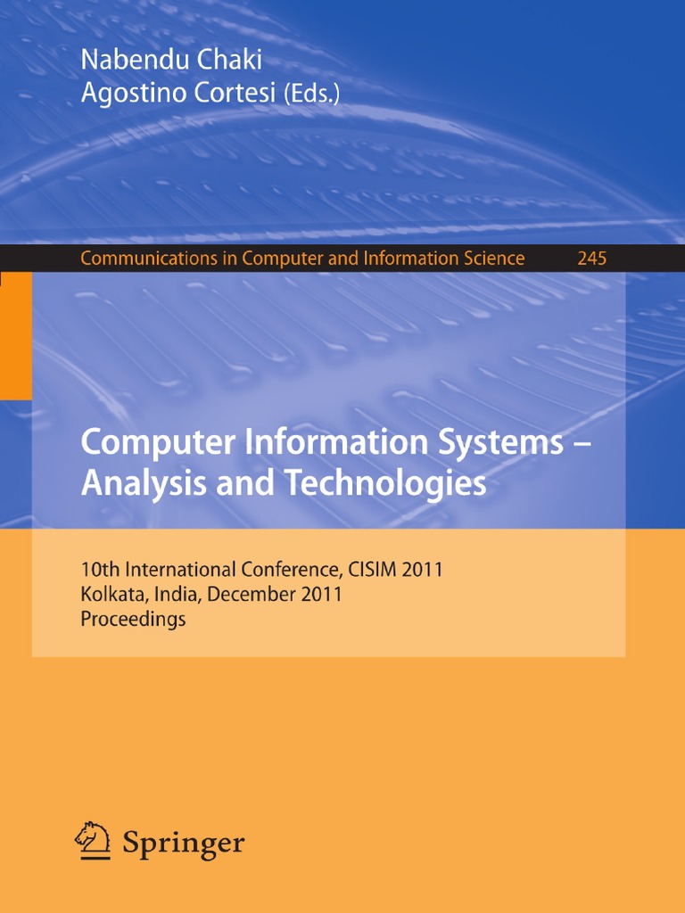 Computer Information Systems Analysis and Technologies 2011 | PDF ...
