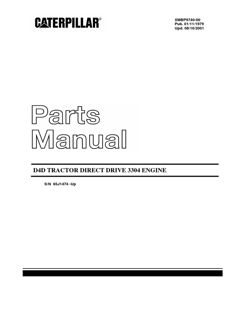 3304 - Tractor D4D Parts Catalog | PDF | Transmission (Mechanics) | Piston