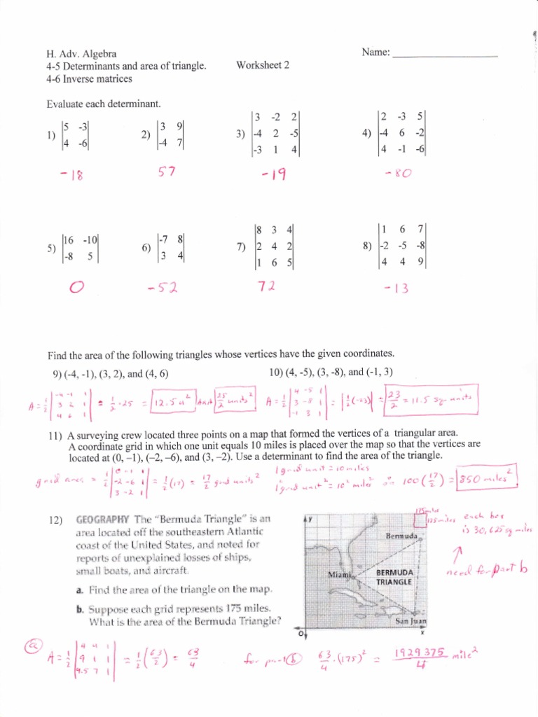 LG LZ 1: Algebra Determinants of 4-6inverse | Download Free PDF ...