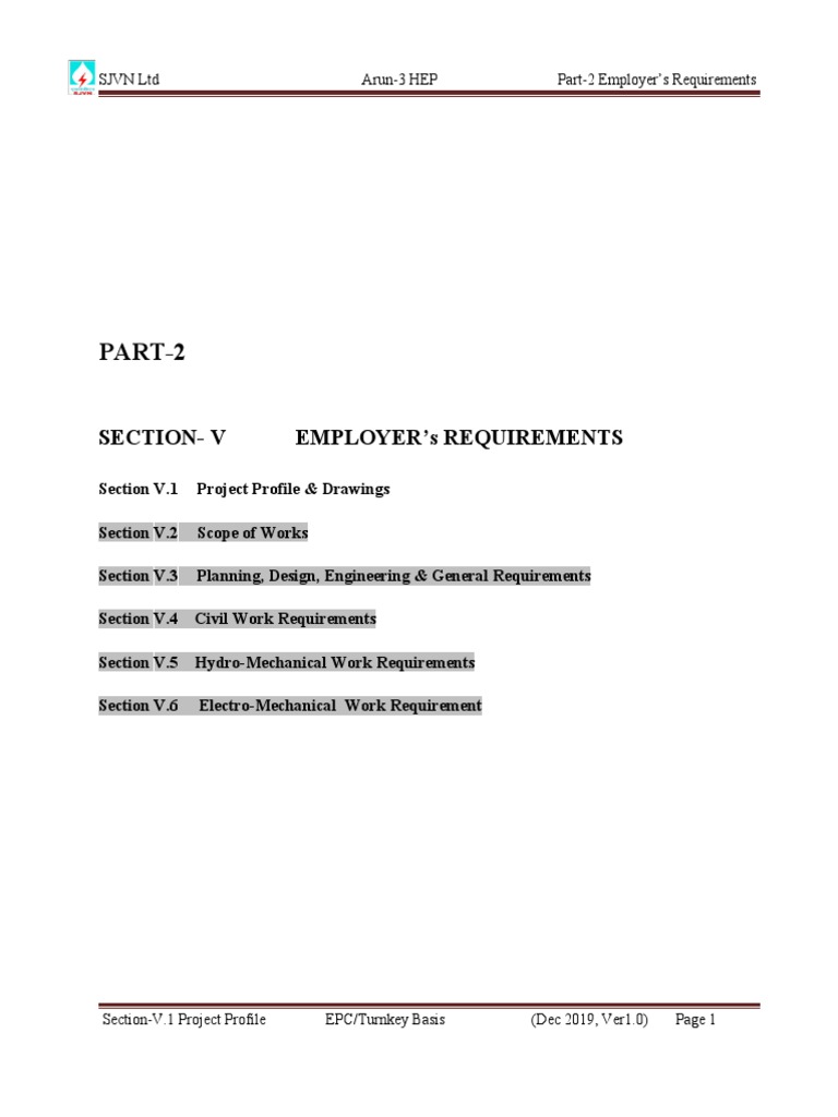 2.1 Part - 2 Project Profile - V.1 | PDF
